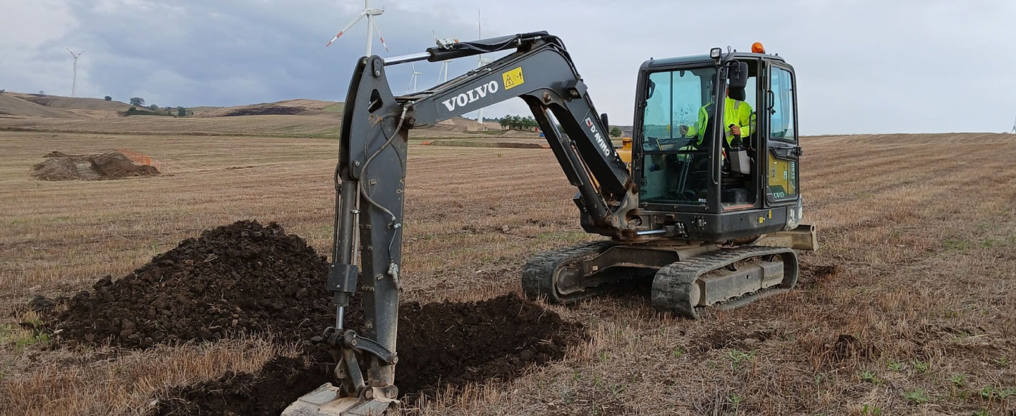 Photovoltaic geotechnics at the Scampitella facility | SOCOTEC Spain